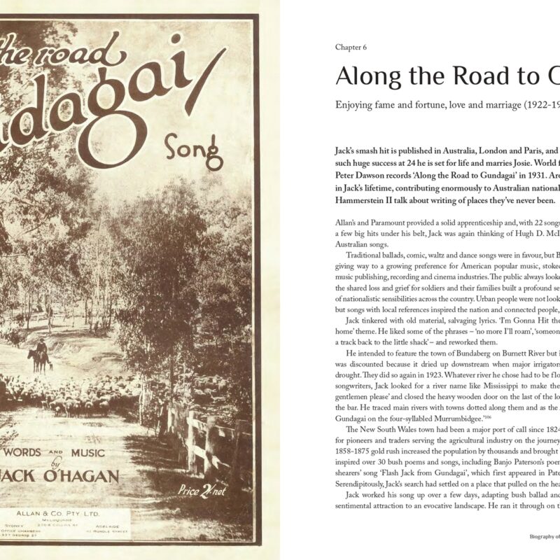 'Along the Road to Gundagai, Biography of Jack O'Hagan and Birth of ...